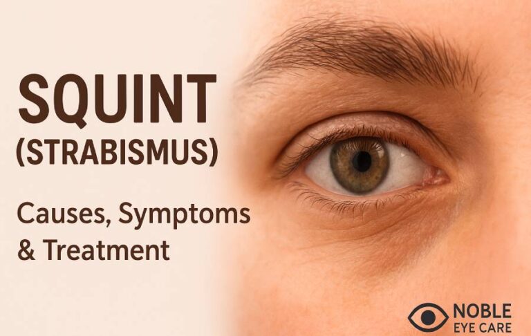 What is Squint Eyes? Causes, Treatment & Symptoms - Noble Eye Care
